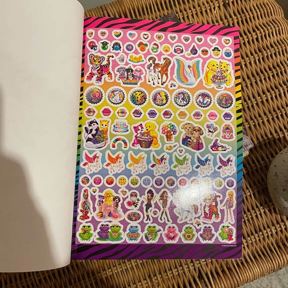 Lisa Frank | Toys | Lisa Frank Activity And Coloring Book With Stickers ...